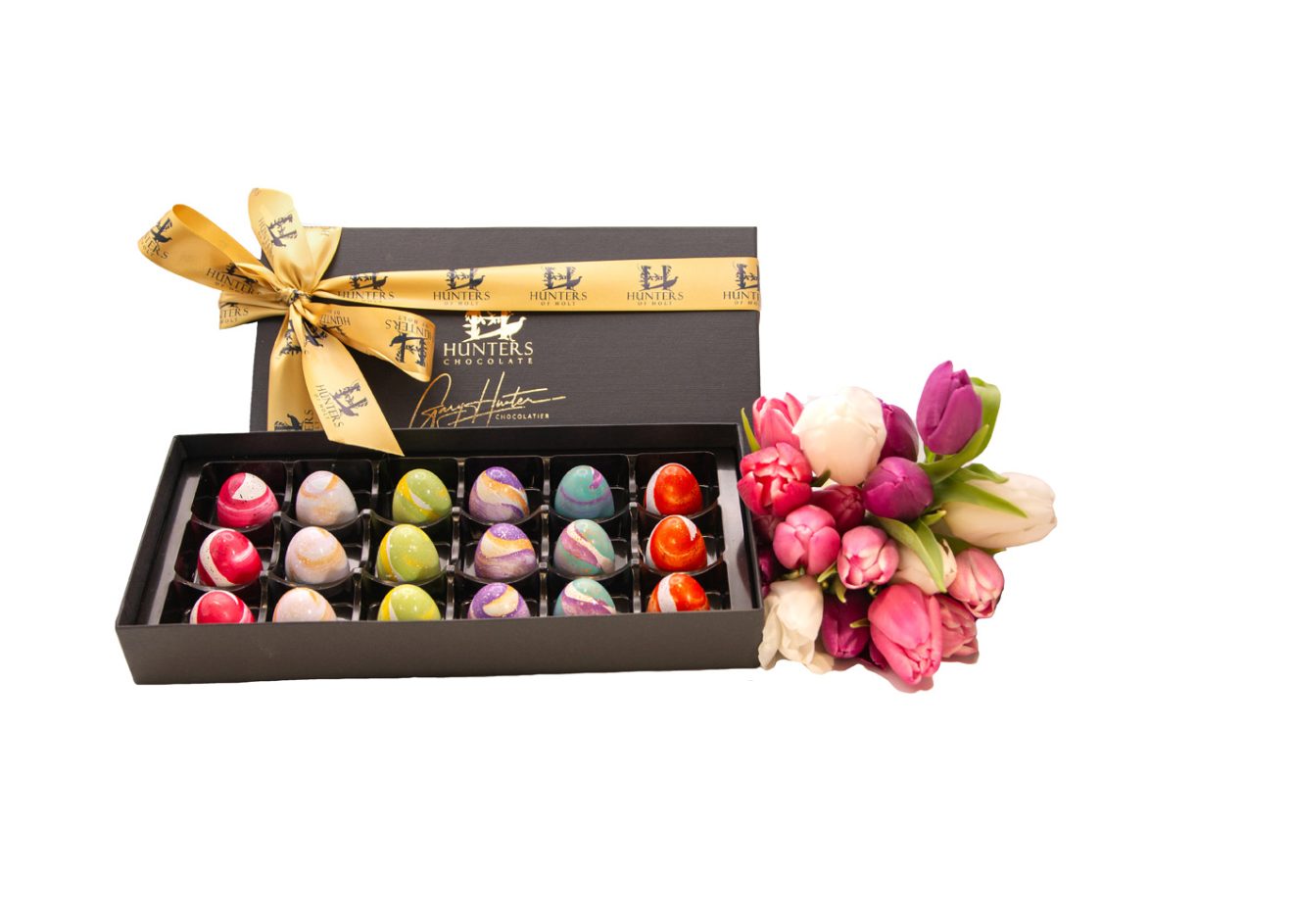 Spring Collection - Box of 18 - Hunters Chocolate