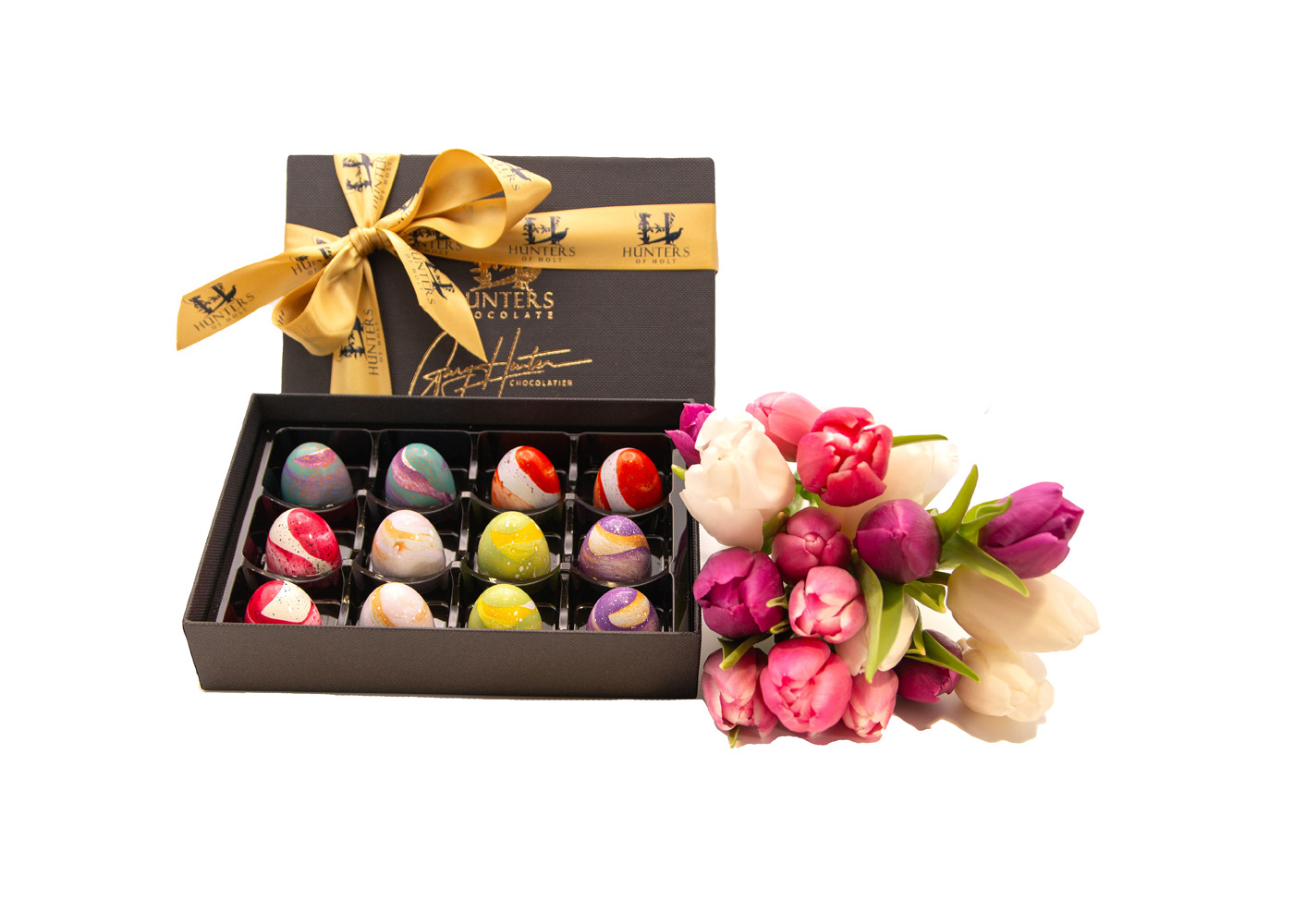 The Spring Collection - Box of 12 - Hunters Chocolate